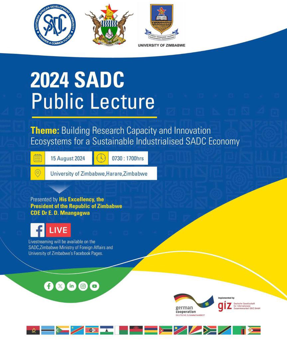 SADC to host a Public Lecture to facilitate the sharing of ideas and discussions on the ...